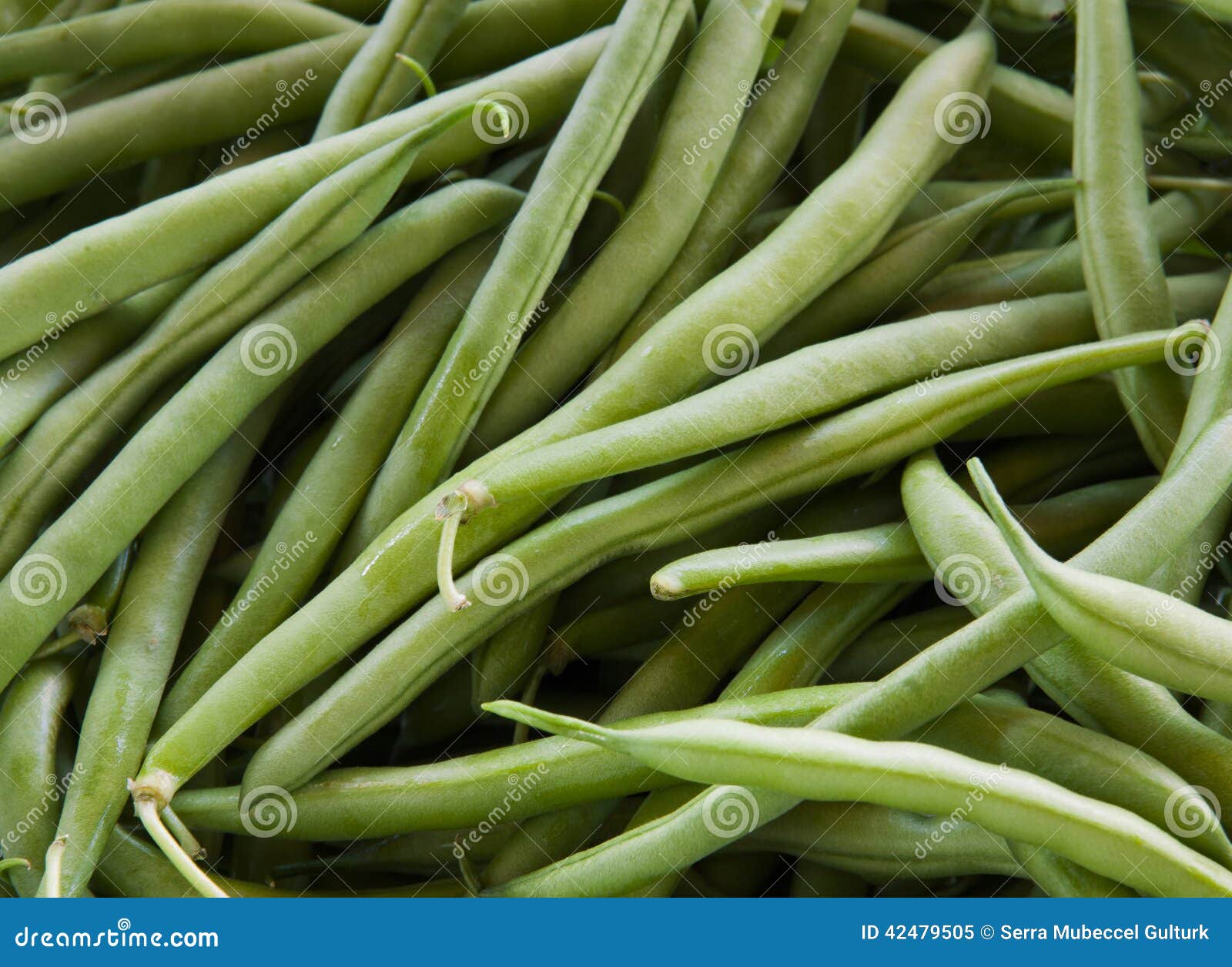 Green Beans, Also Known As String Beans, On White Background. Stock ...