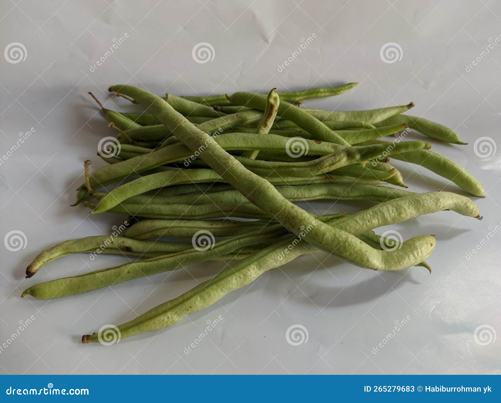 Green Beans on a White Background Stock Image - Image of produce, crop ...