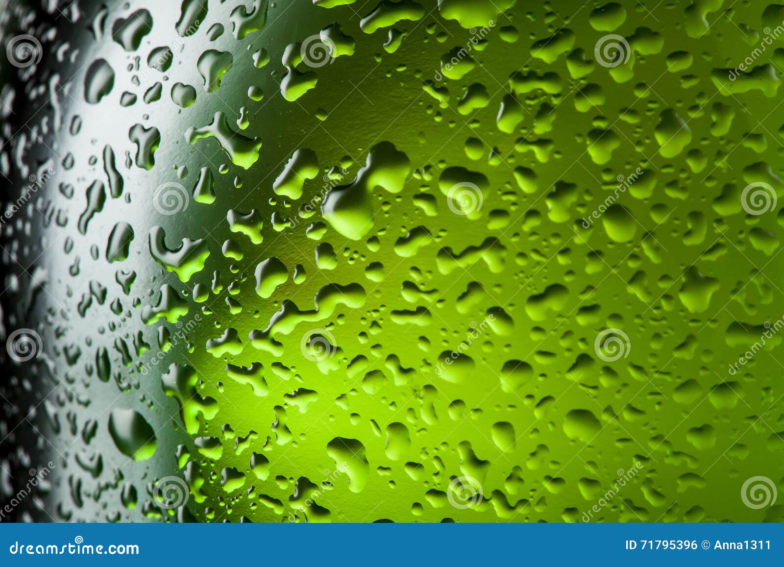 Green Beer. Abstract Background Stock Photo - Image of closeup, drop ...