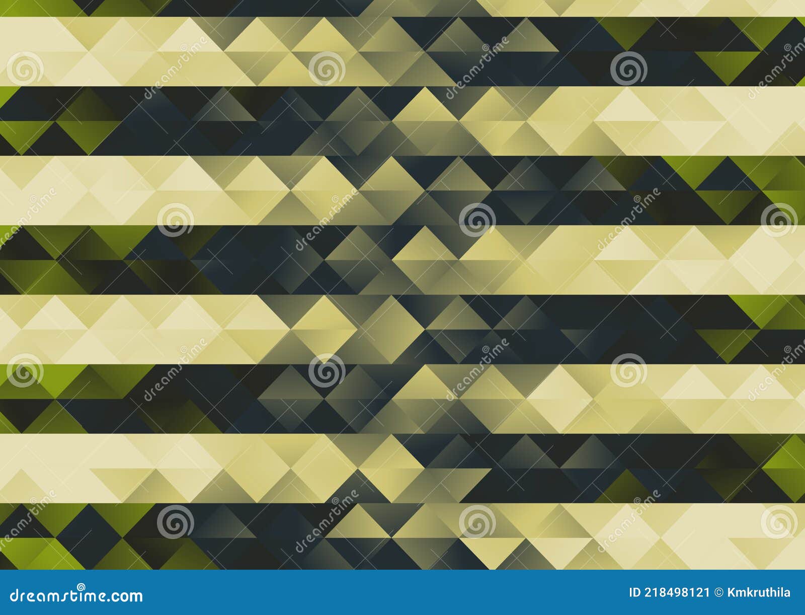 Green and Beige Triangle Pattern Background Illustration Stock Vector ...