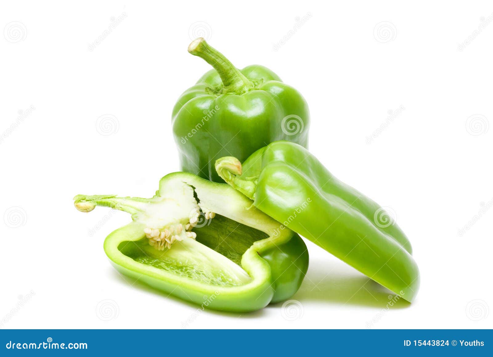 Green bell pepper stock photo. Image of curve, colour - 15443824