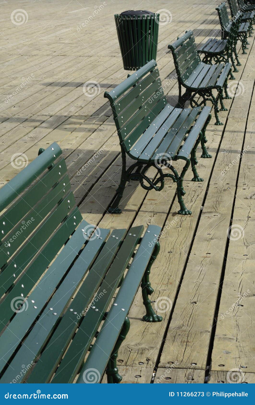 Green benches stock image. Image of seat, bench, empty - 11266273