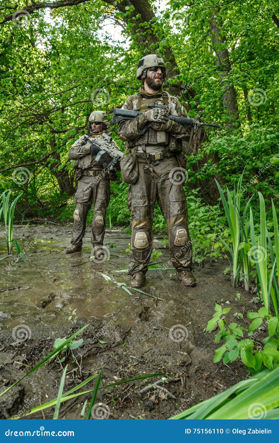 Green Berets Soldiers in Action Stock Photo - Image of combat ...