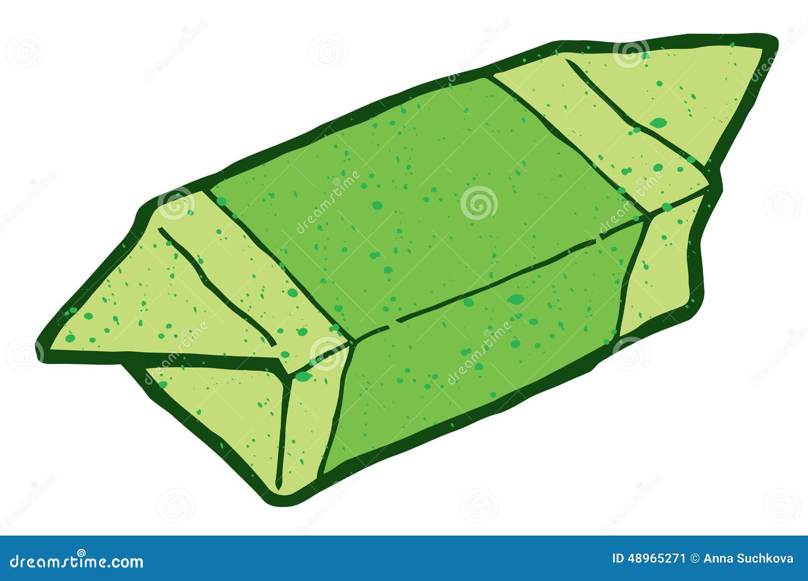 Green big candy stock vector. Illustration of decoration - 48965271