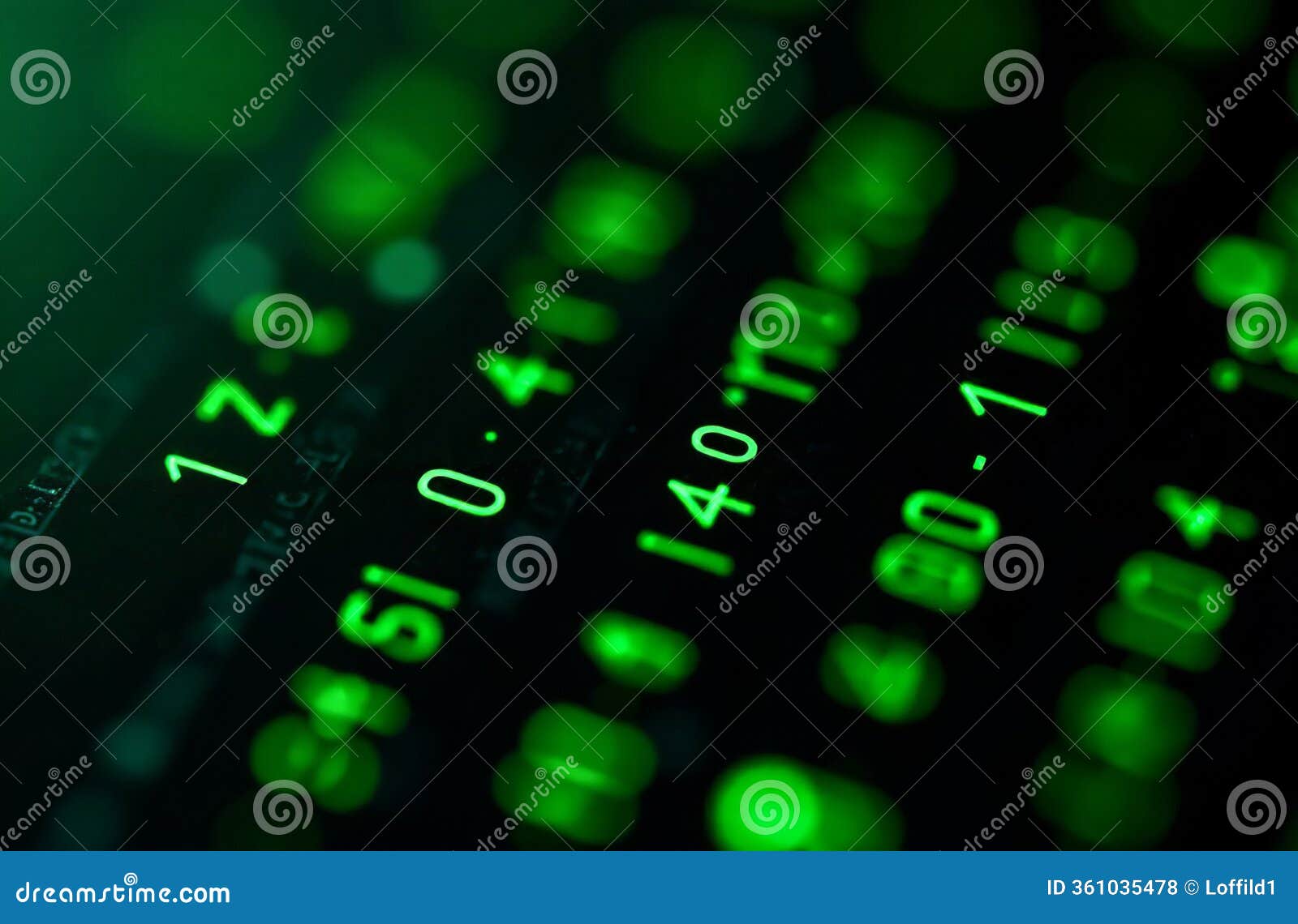 Green Binary Code Numbers Black Screen Abstract Matrix Background. AI Generative Stock Photo ...