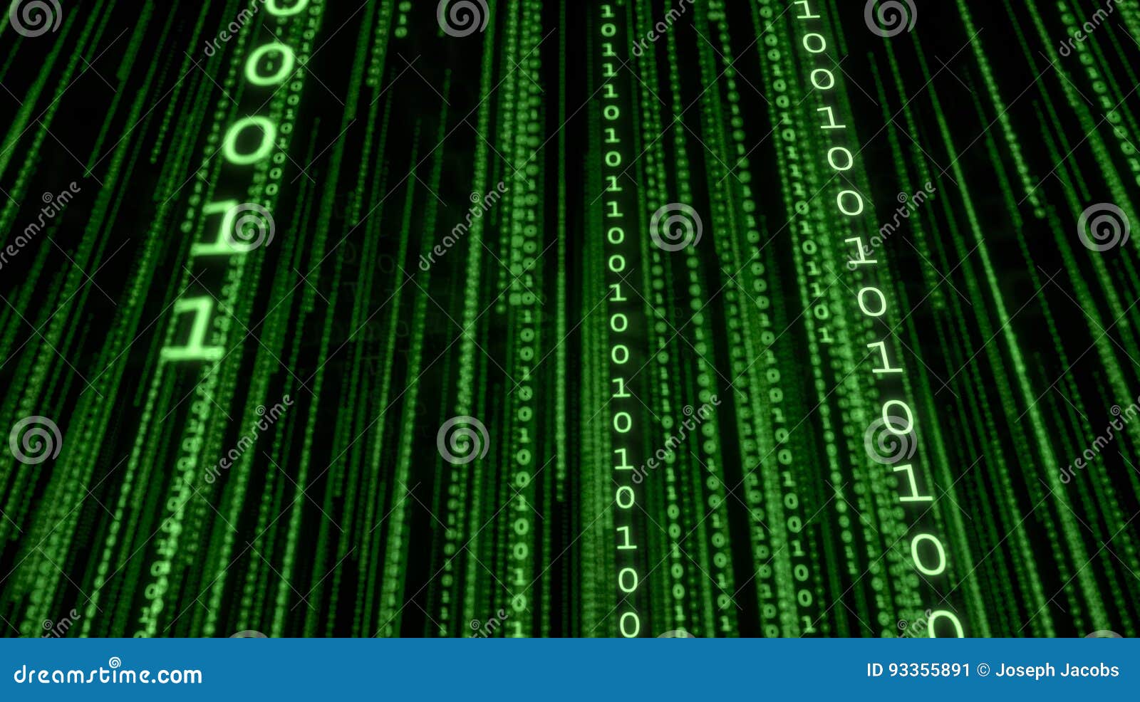 Green Binary Matrix Background Stock Illustration - Illustration of ... Green Binary Matrix Background Stock Illustration - Illustration of ...