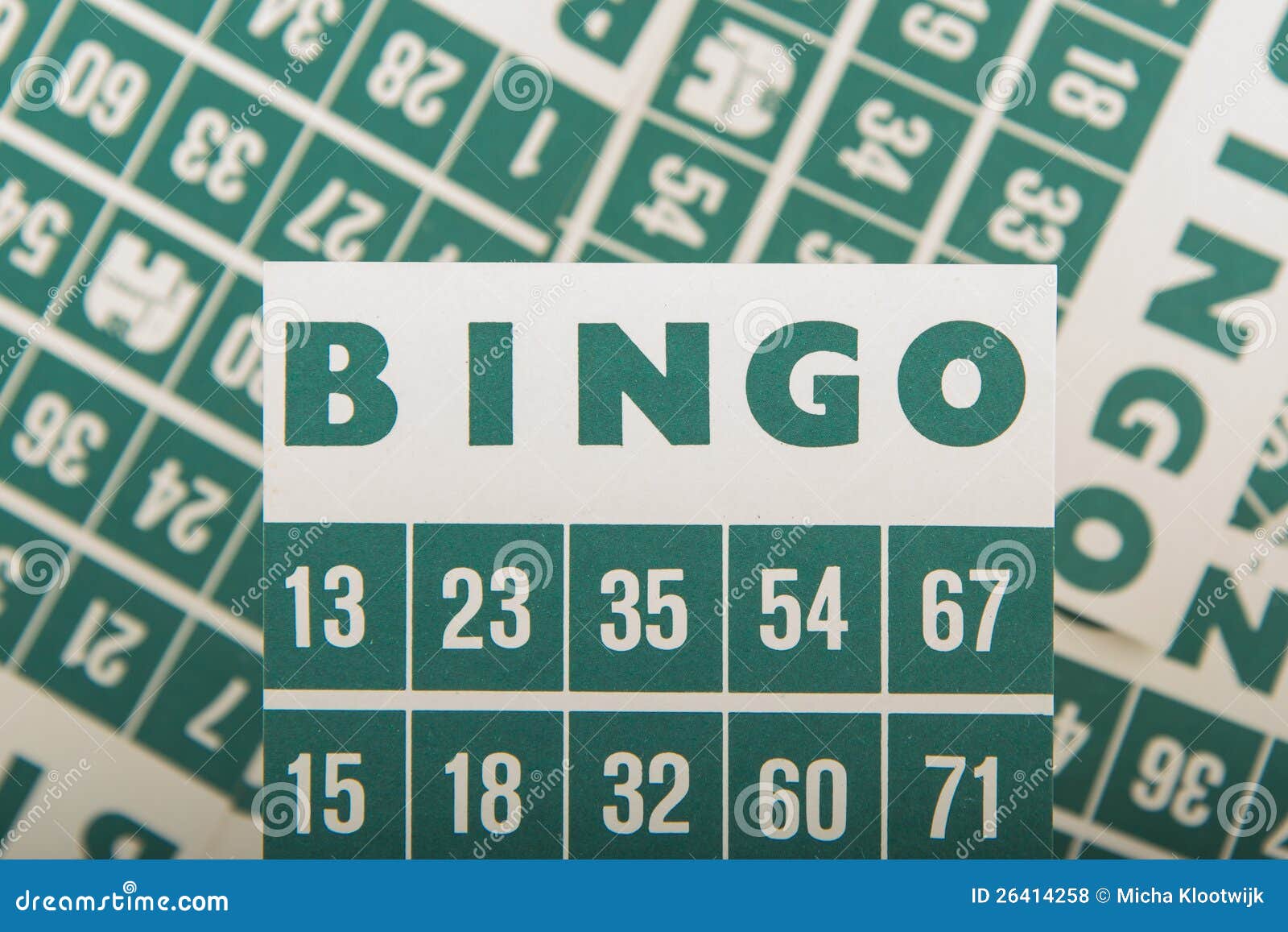 Green bingo cards stock photo. Image of board, activity - 26414258