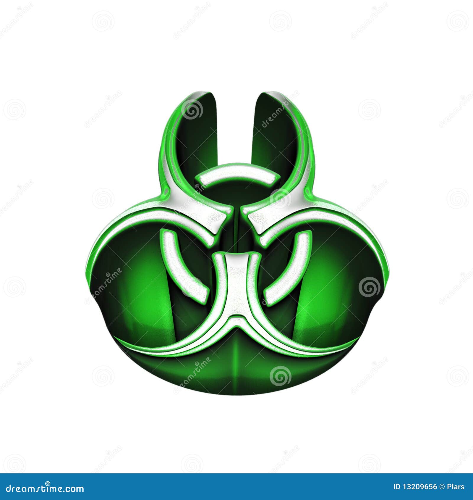Green Biohazard Symbol