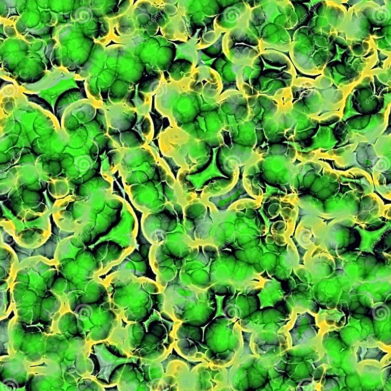 Green biological matter stock illustration. Illustration of microbe ...