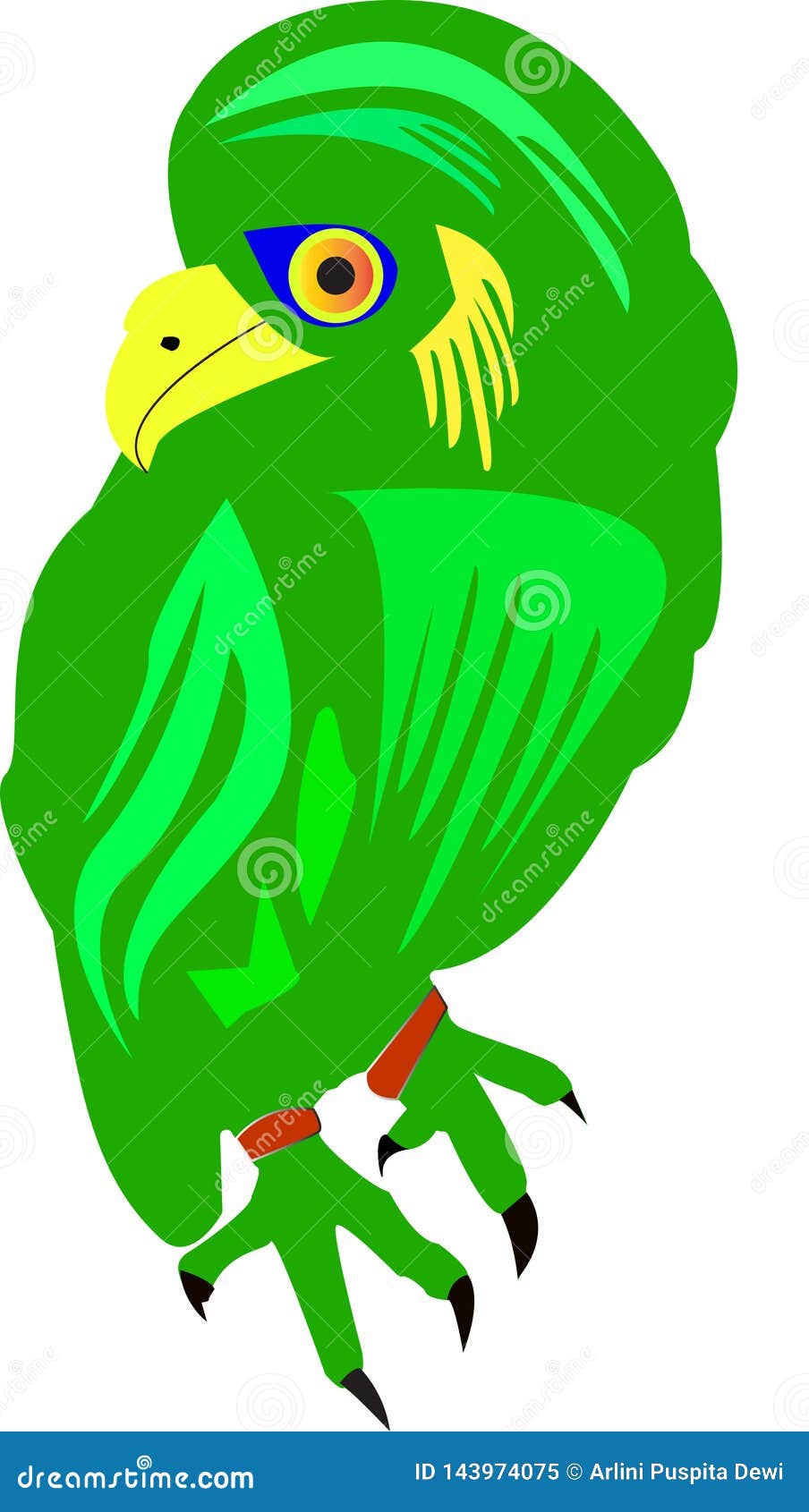 Green bird that is perched stock illustration. Illustration of closeup ... Green bird that is perched stock illustration. Illustration of closeup ...