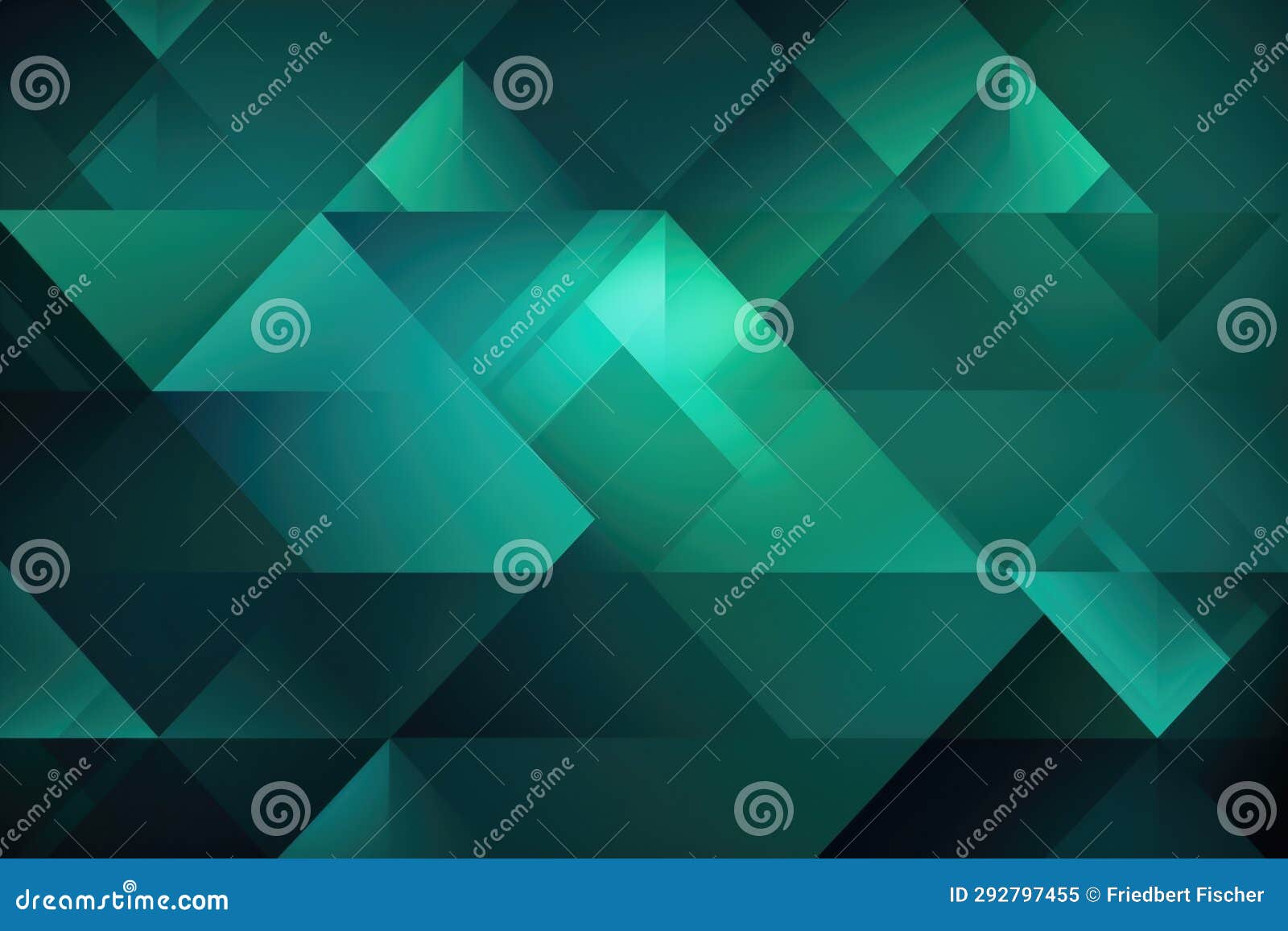 A Green and Black Abstract Background with Triangles. Stock ...