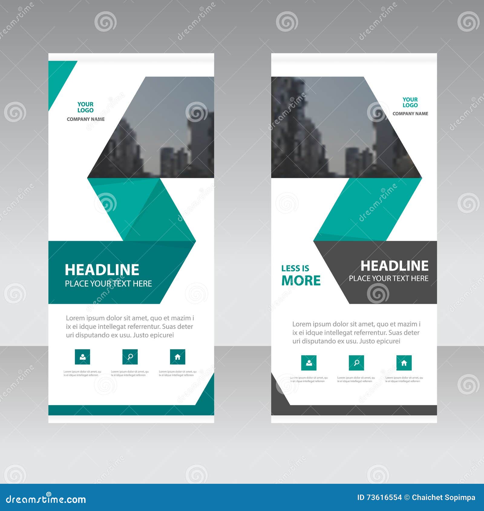 Green Black Abstract Triangle Business Roll Up Banner Flat Design ... Green Black Abstract Triangle Business Roll Up Banner Flat Design ...