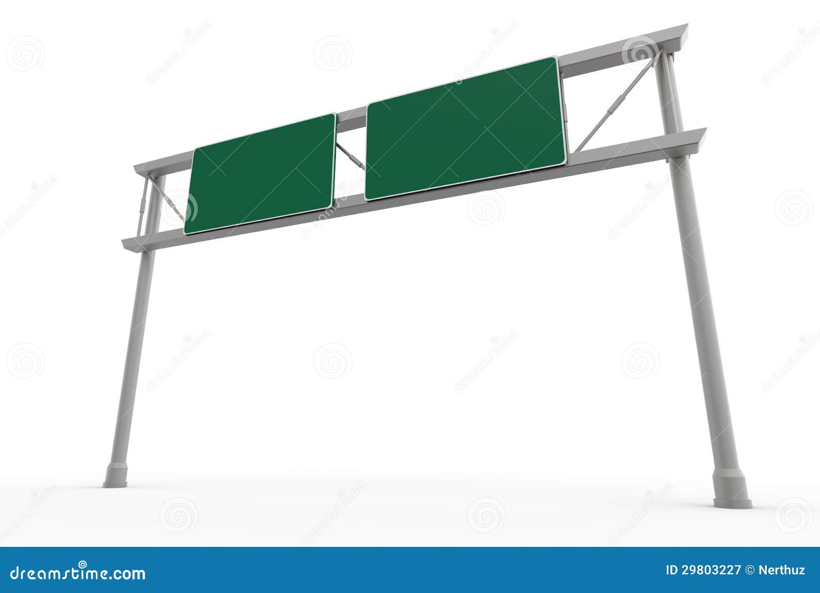 Blank - Freeway Next Exit Sign Royalty-Free Stock Image | CartoonDealer ...