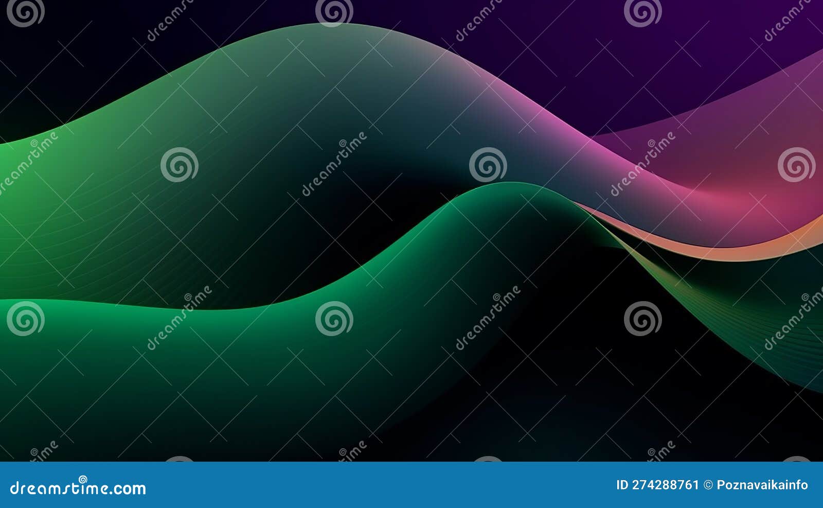 Green Blend Green on Light Background. Blurred Background. Creative ...