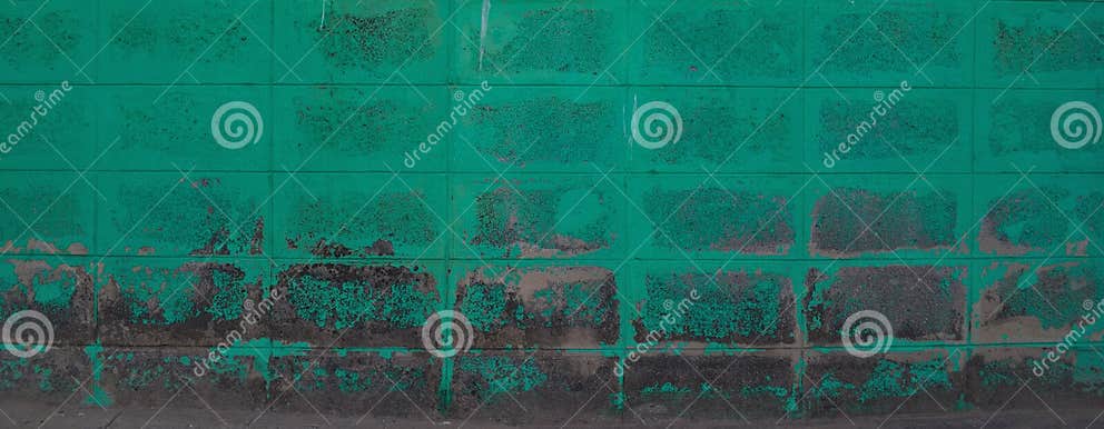 Green block wall pattern stock photo. Image of aged - 147380958