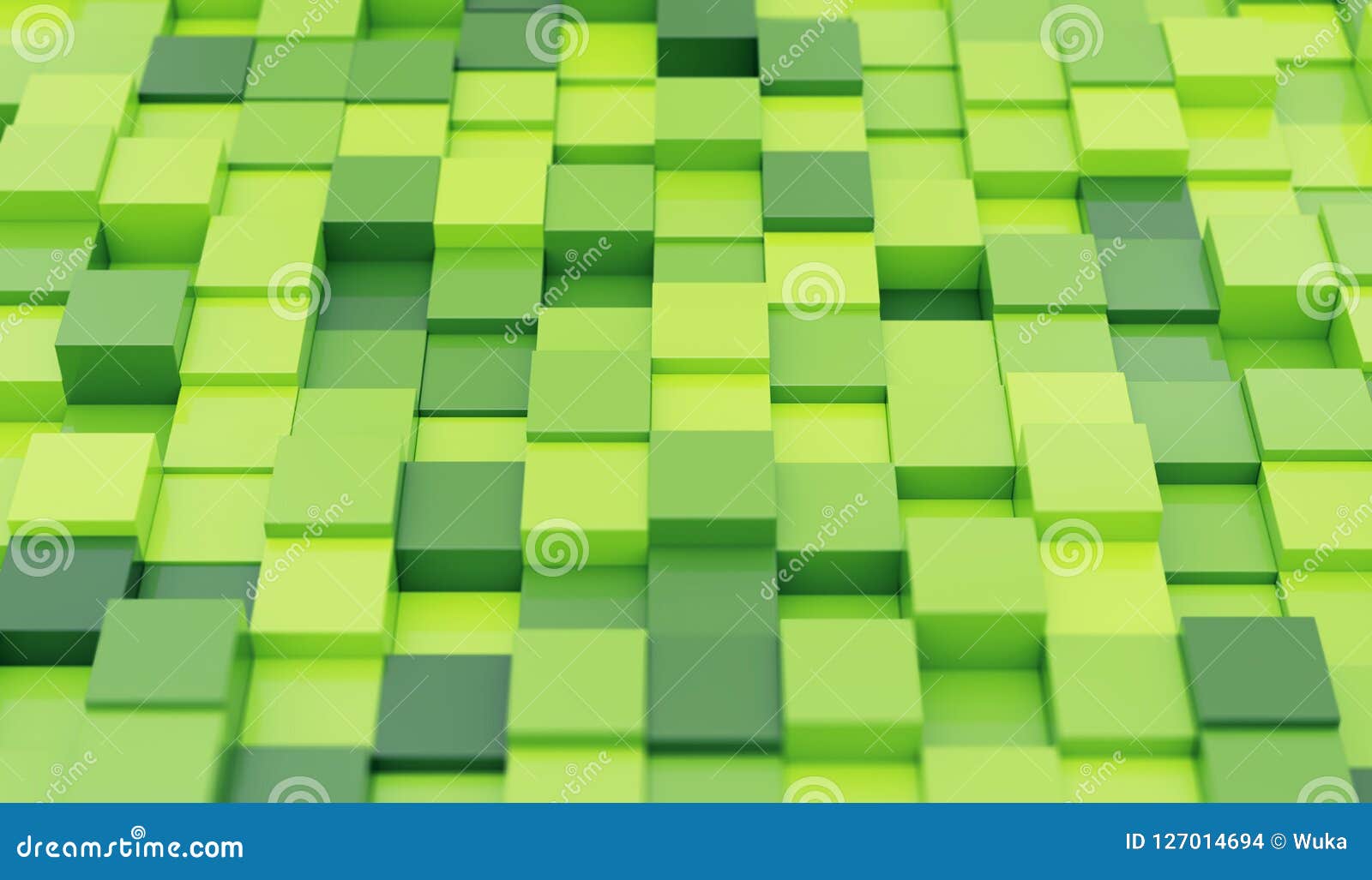 Green Blocks Abstract Background Stock Illustration - Illustration of ...