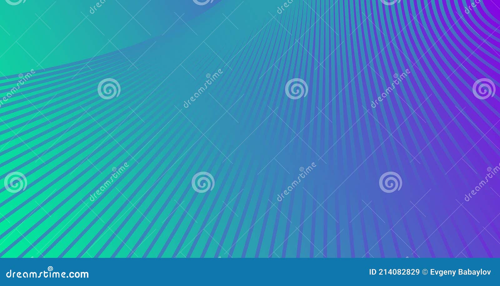 Green-blue Abstract Background with Wavy Lines - Vector Stock Vector ...
