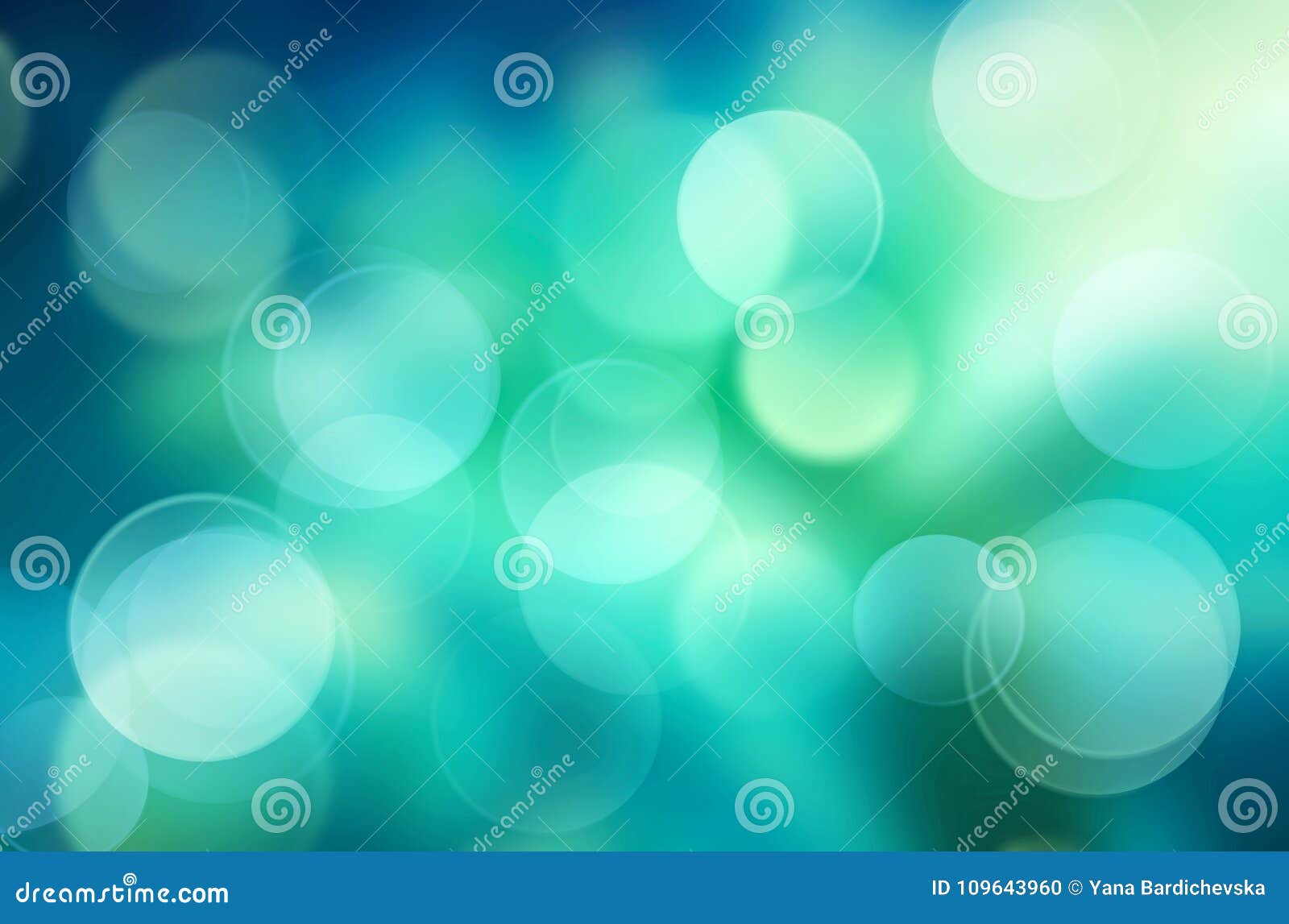 Green Blue Blurred Background. Stock Illustration - Illustration of ...