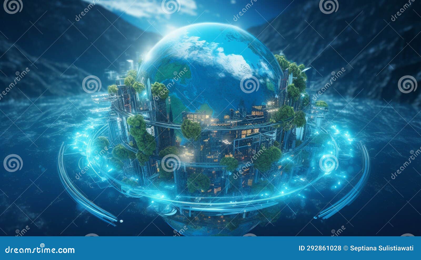 Green and Blue Earth. Green Technology and Environmental Technology ...