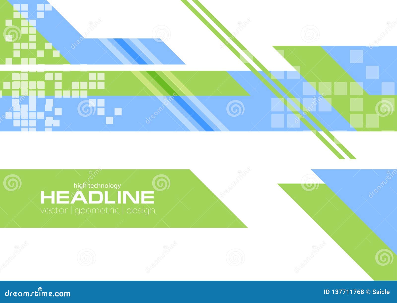 Green Blue Flat Minimal Technology Background Stock Vector ...