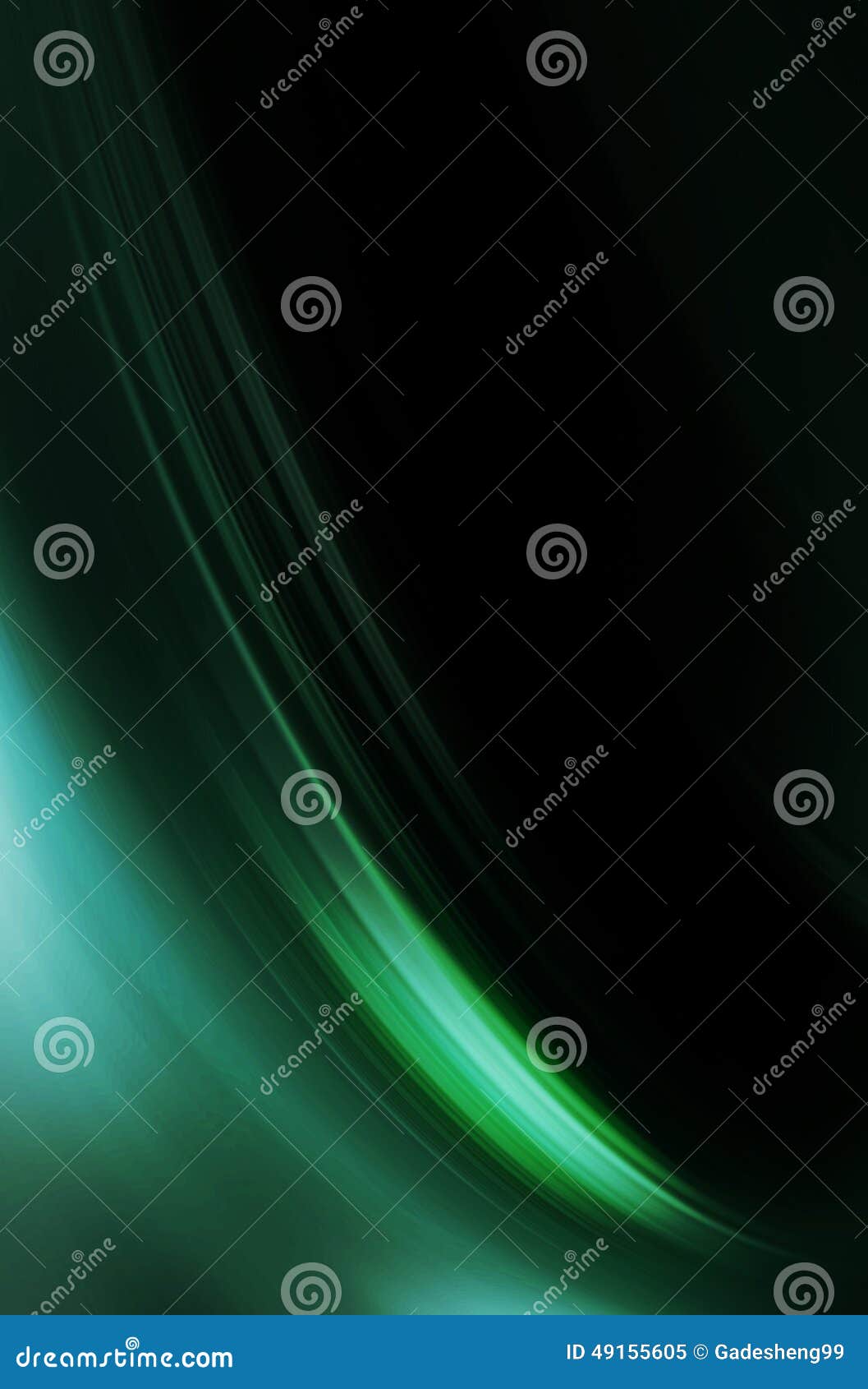 Green Blue High Technology Abstract Background Stock Illustration ...