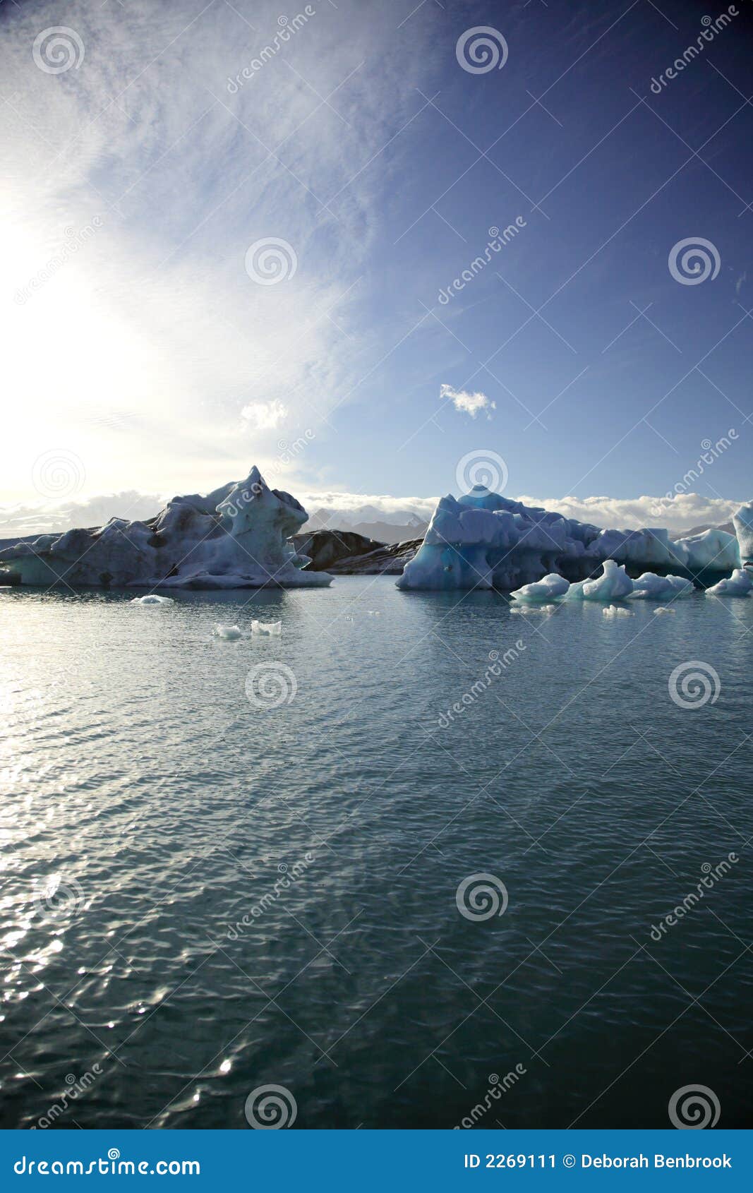 Green & Blue icebergs stock image. Image of iceberg - 2269111