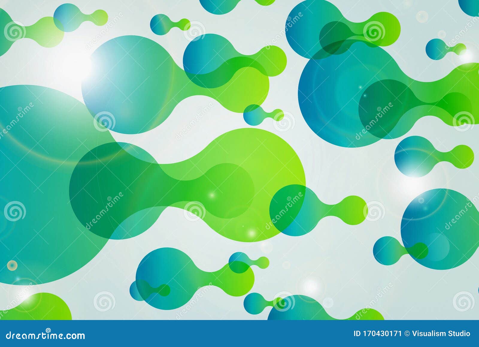 Green and Blue Modern Drop Medical Technology Background Pattern with ...