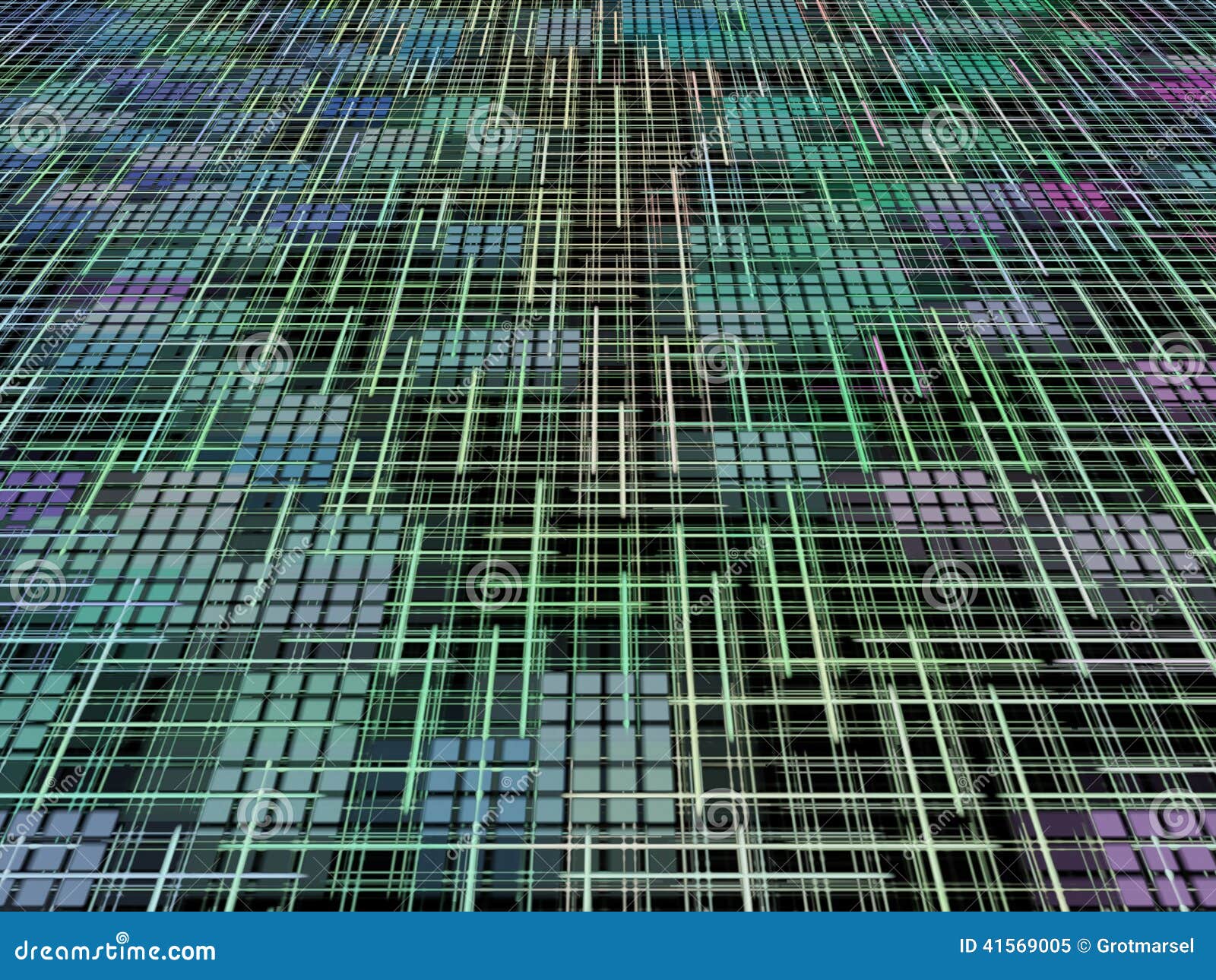 Green and Blue Network Concept As Abstract Backgro Stock Illustration ...