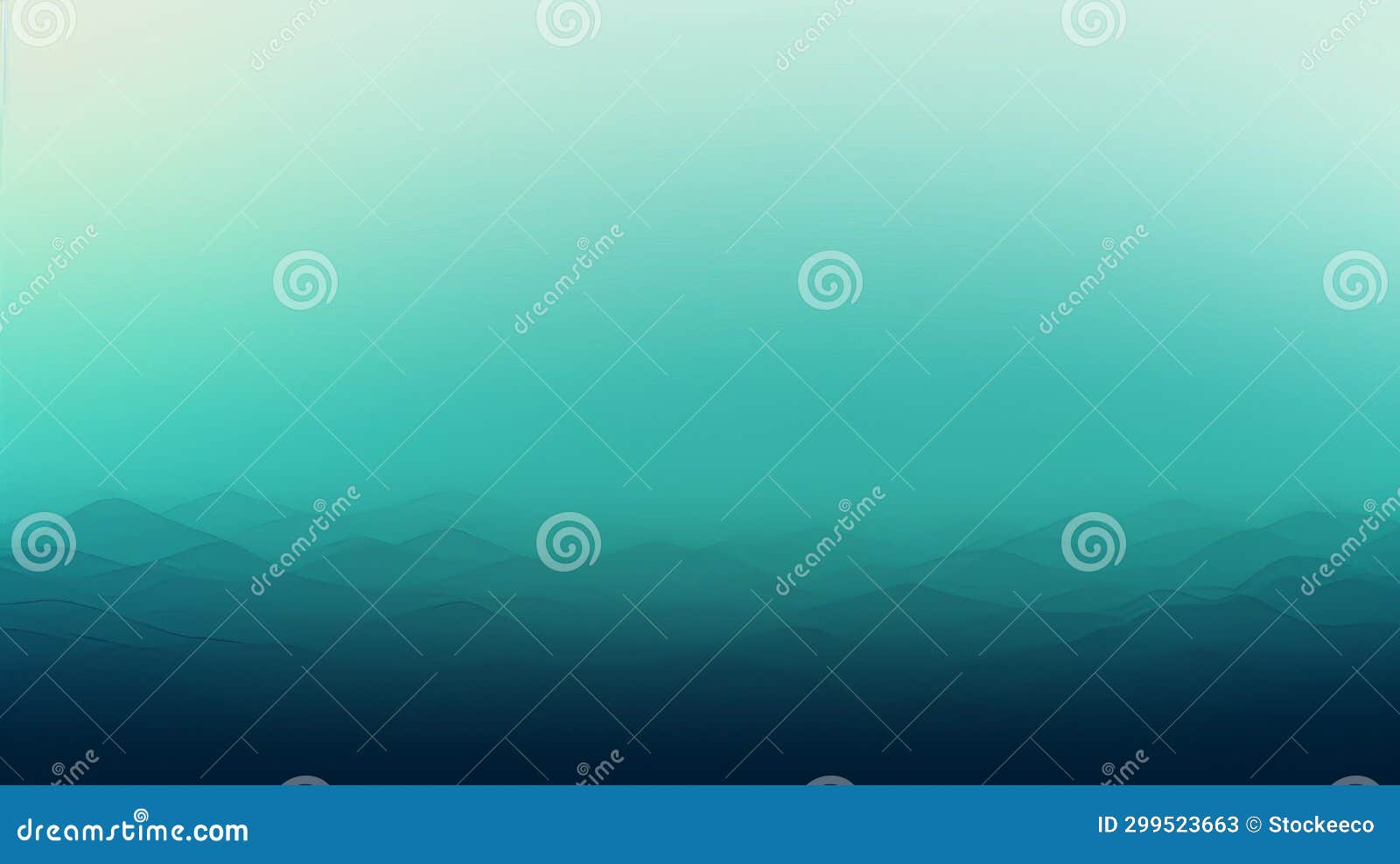 Green and Blue Ocean Background: Digital Minimalism with Naturalistic ...