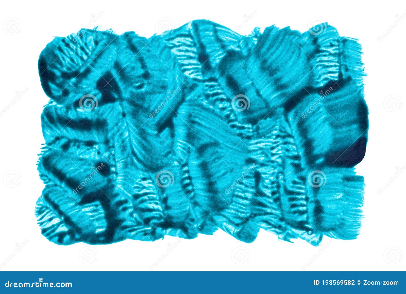 Green Blue Rectangle by Translucent Brush Strokes Stock Photo - Image ...