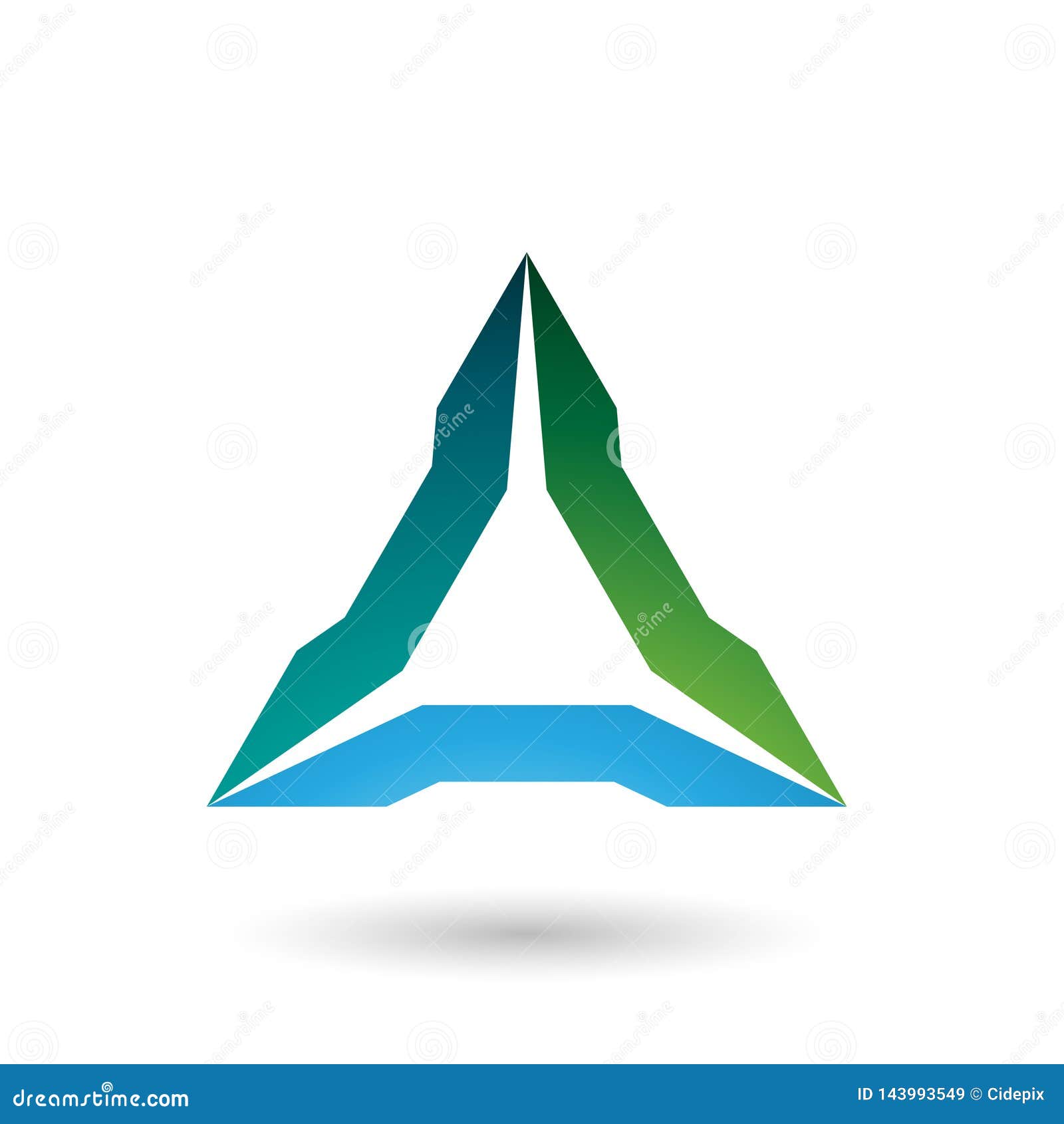 Spiked Triangle Stock Illustrations – 68 Spiked Triangle Stock ...
