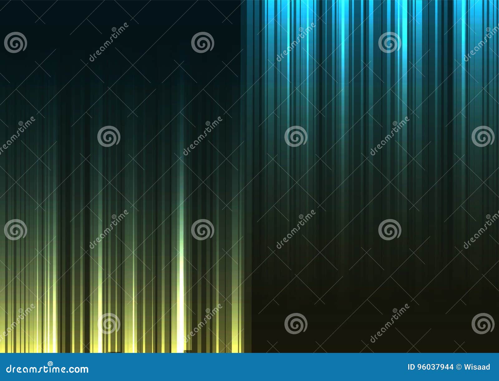 Green and Blue Upside Down Abstract Bar Line Background Stock Vector ...