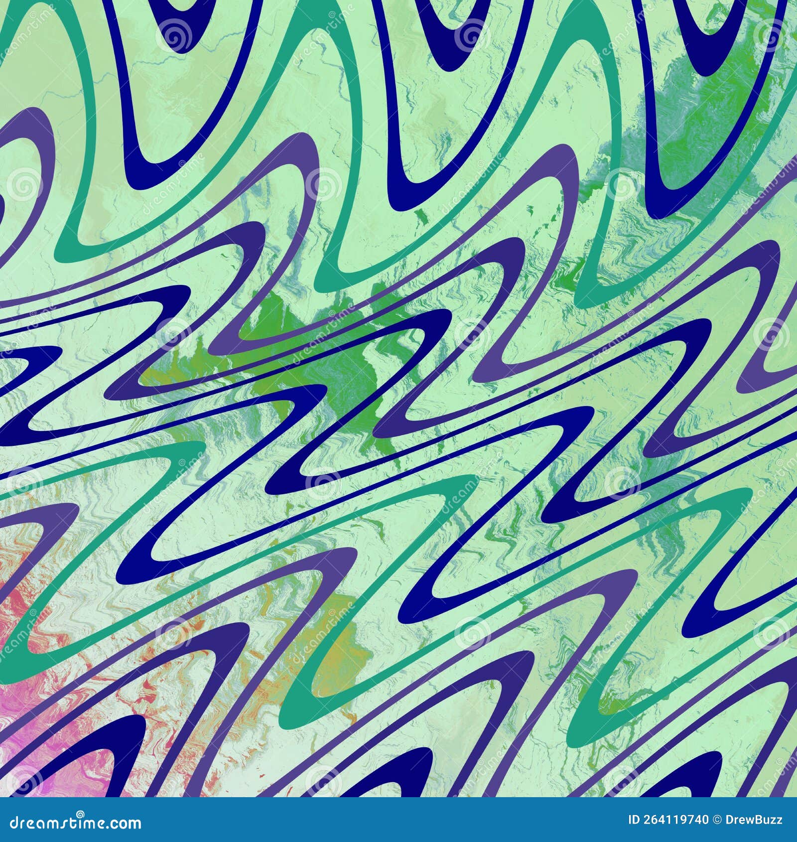 Green Blue Wave Square Waveform Pattern Waves Lines Wavelength ...