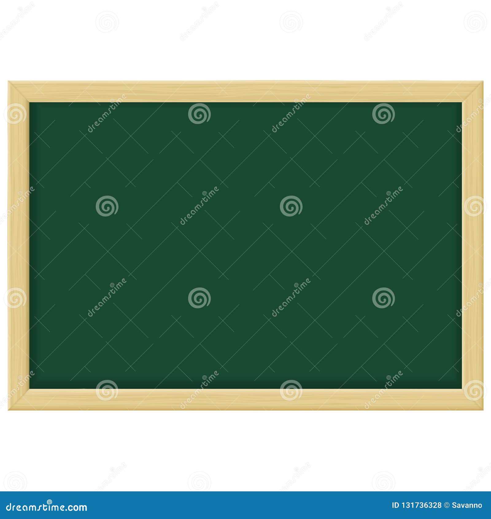 Green Board for Chalk Writing Stock Vector - Illustration of green ...
