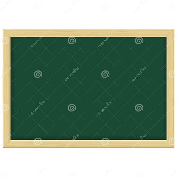 Green Board for Chalk Writing Stock Vector - Illustration of green ...