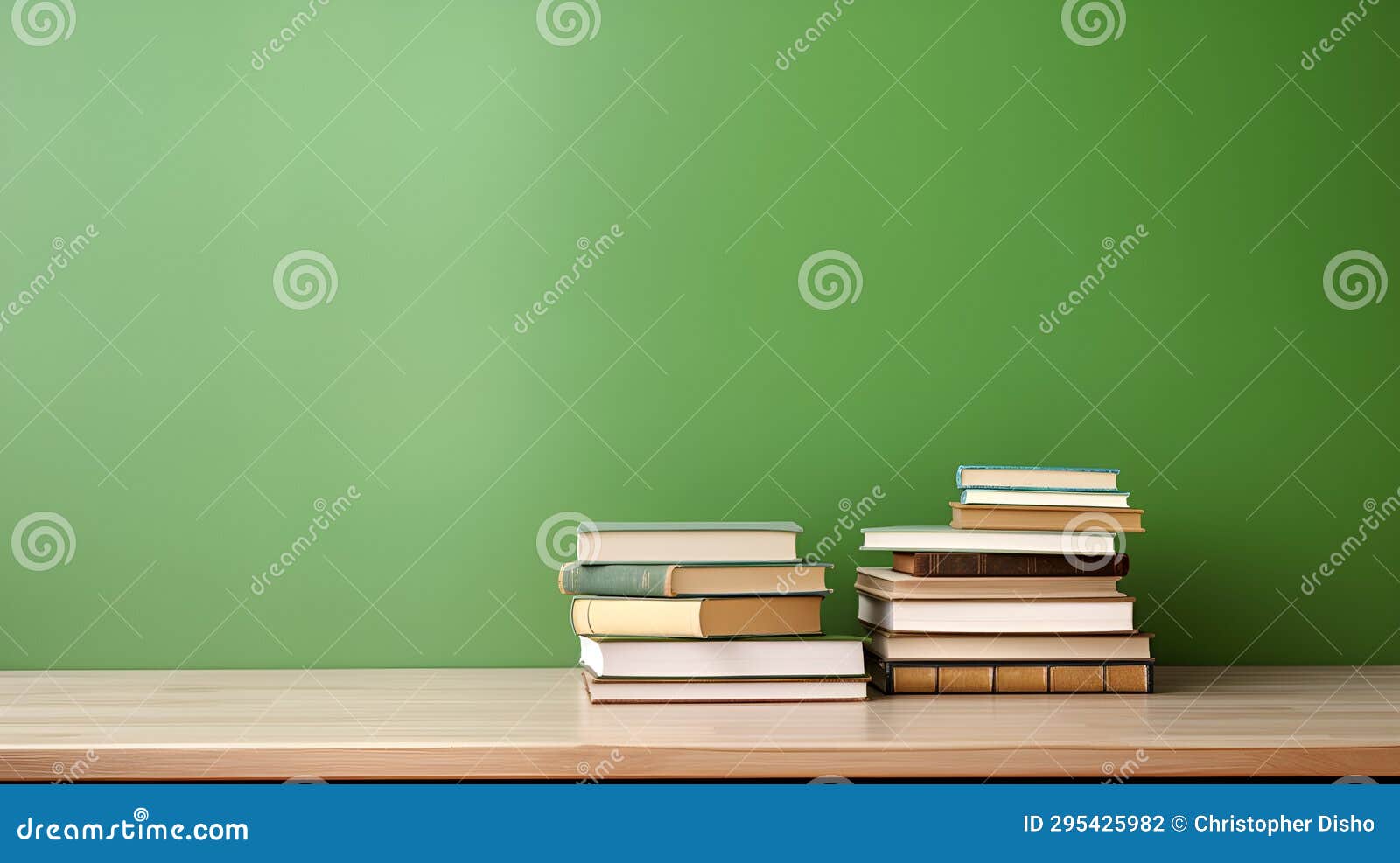 Green Board with Some Books Educational Background Ideal for ...
