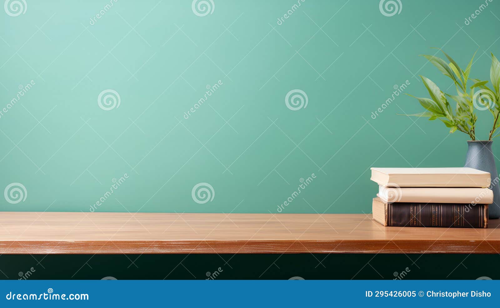 Green Board With Some Books Educational Background Ideal For ...