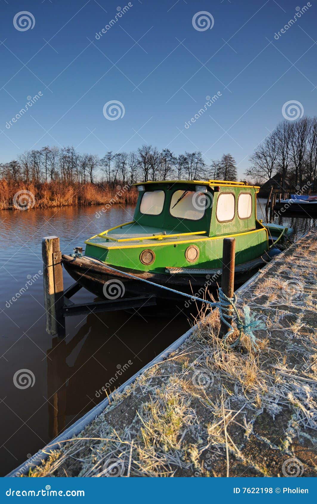 Green Boat stock photo. Image of climbers, boat, green - 7622198