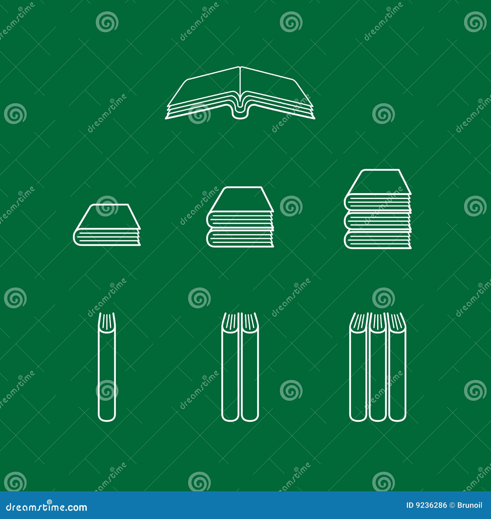 Green Book Icons Series 1 Stock Illustrations – 2 Green Book Icons ...