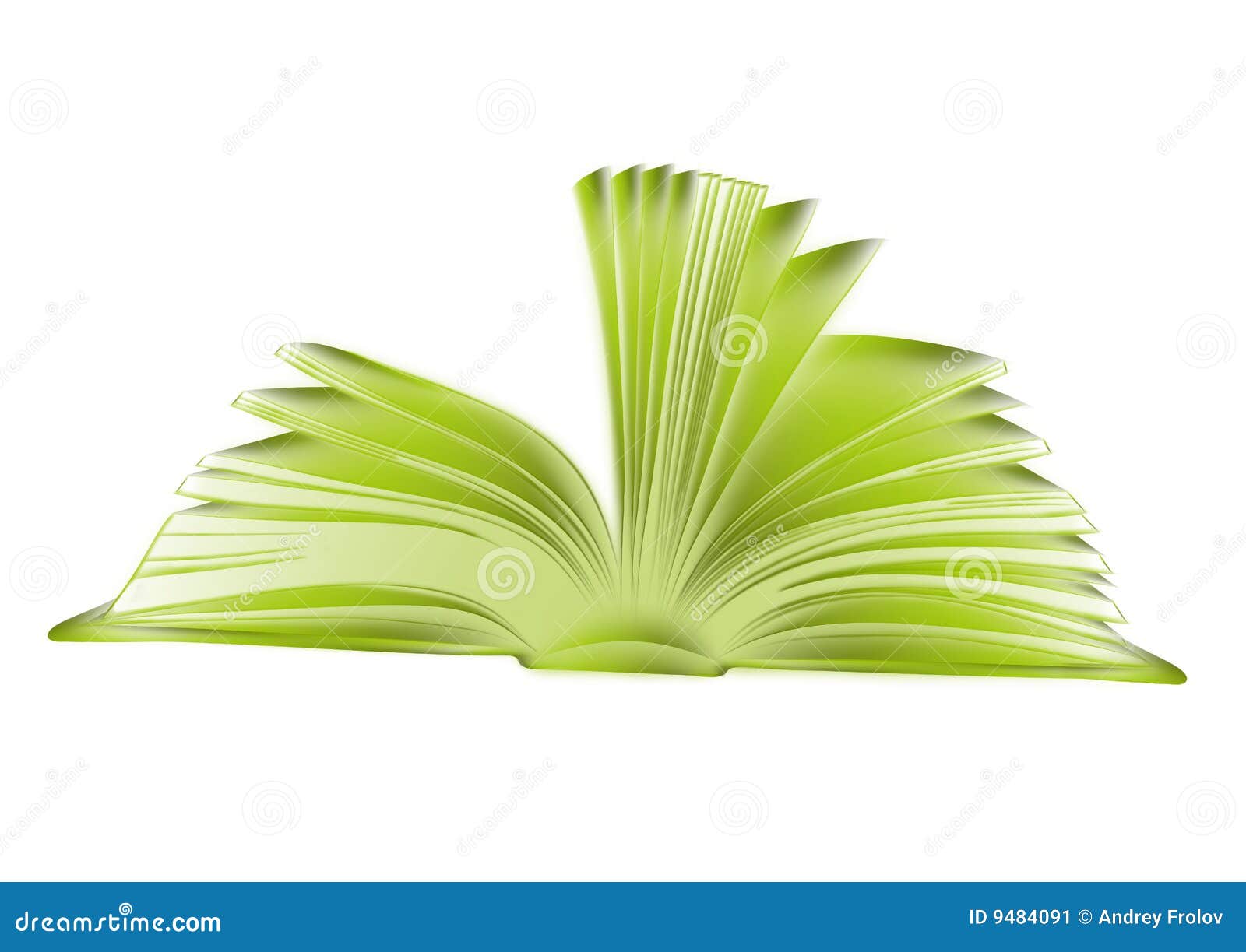 Green Book Cover Clipart