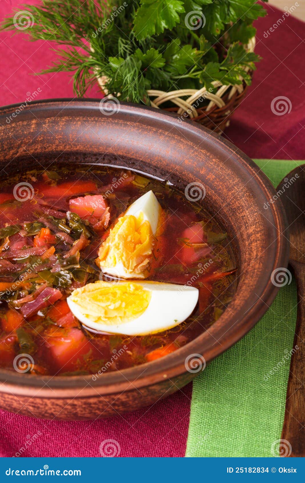 Green borshch stock photo. Image of borsch, bowl, parsley - 25182834