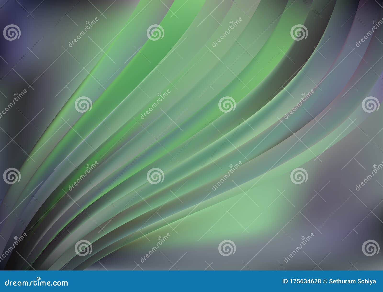 Green Botany Digital Background Vector Illustration Design Stock Vector ...