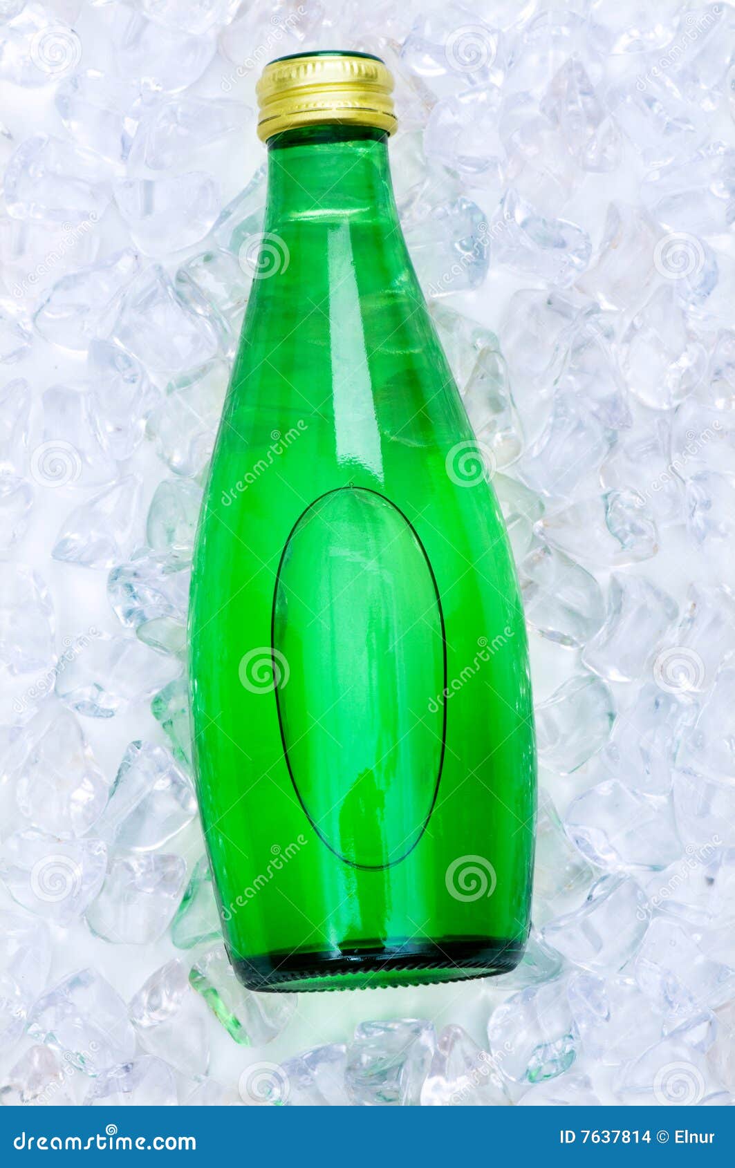 Green bottle of water stock photo. Image of beverage, container - 7637814