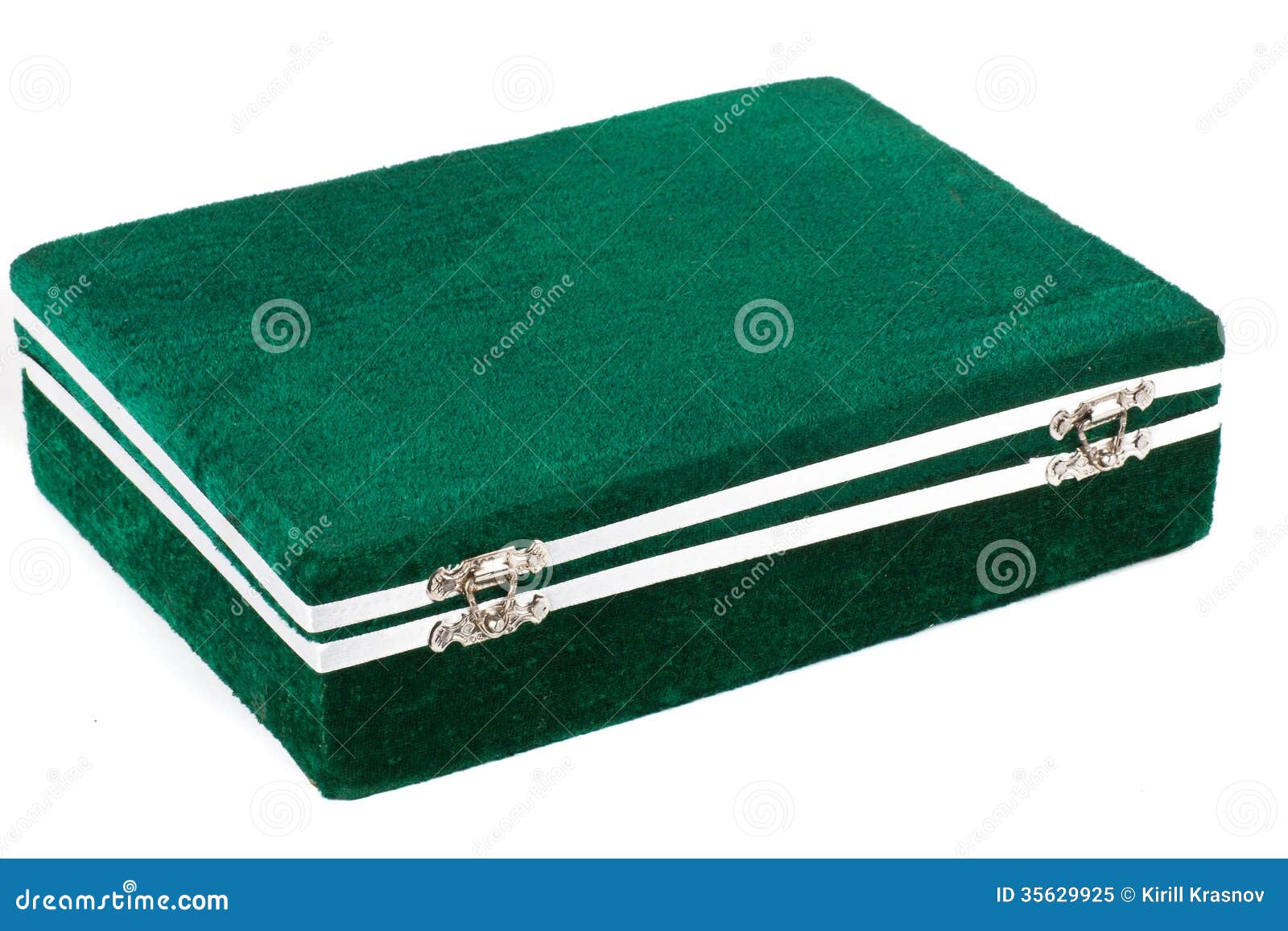 Green Box for Expensive Gifts and Decorations Stock Image - Image of ...