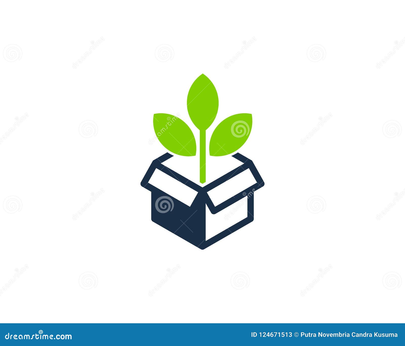 Green Box Logo Icon Design stock vector. Illustration of company ...