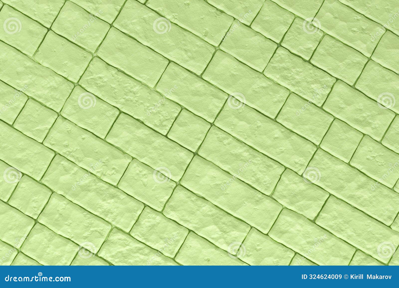 Green Brick Spiral Tile Clockwise Texture Seamless Pattern Vector ...