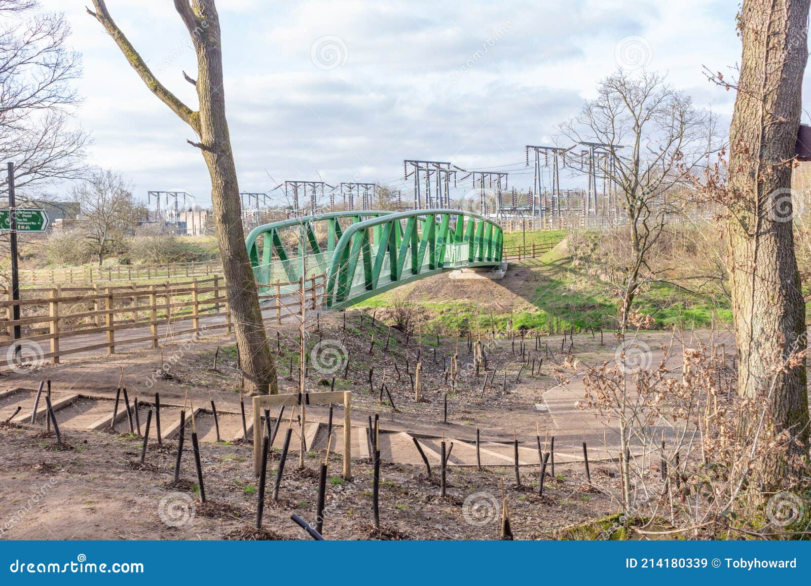 Green Bridge Over the River Goyt, Woodbank Park, Stockport. UK Stock ... Green Bridge Over the River Goyt, Woodbank Park, Stockport. UK Stock ...