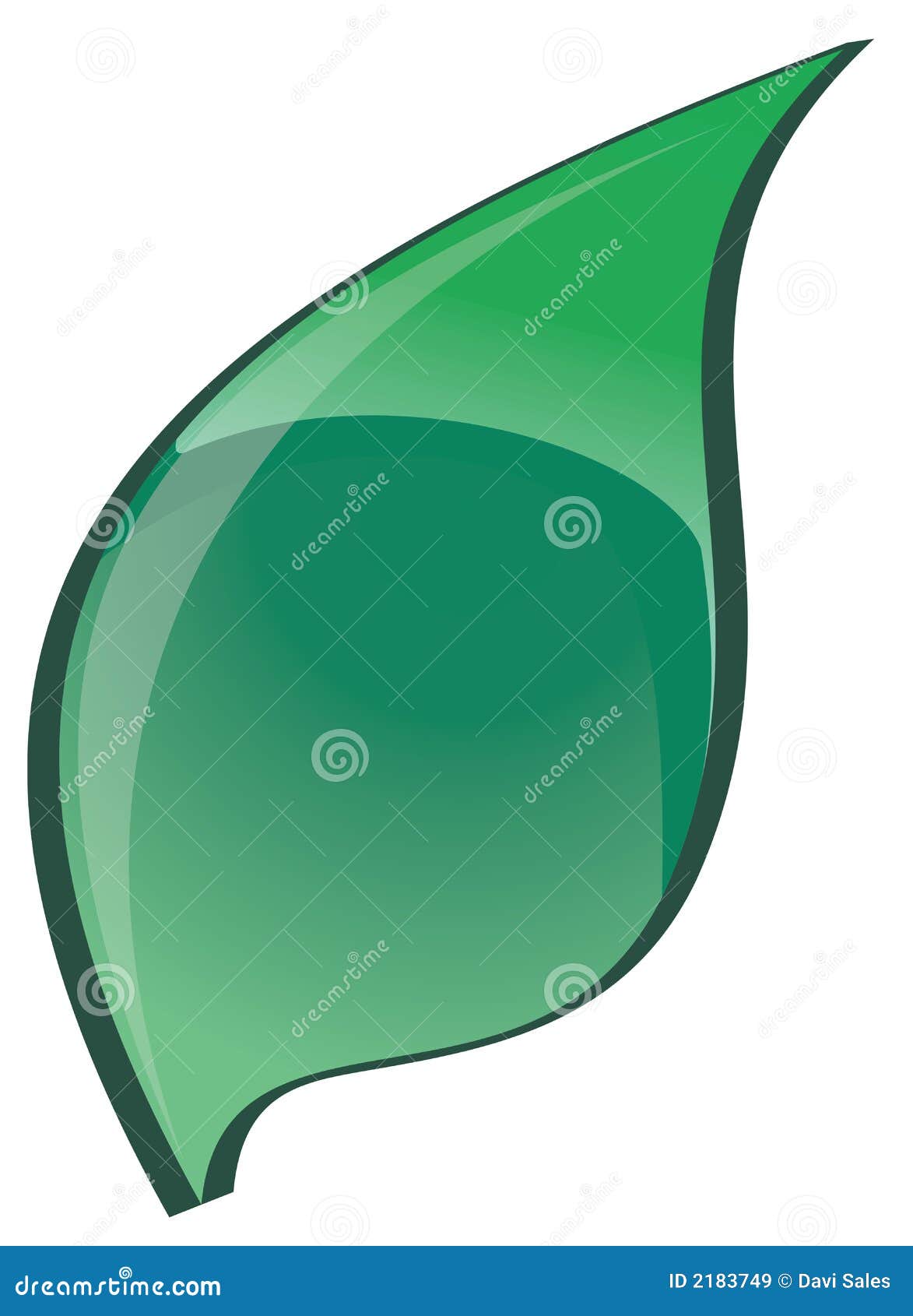The Green bright leaf stock vector. Illustration of pure - 2183749
