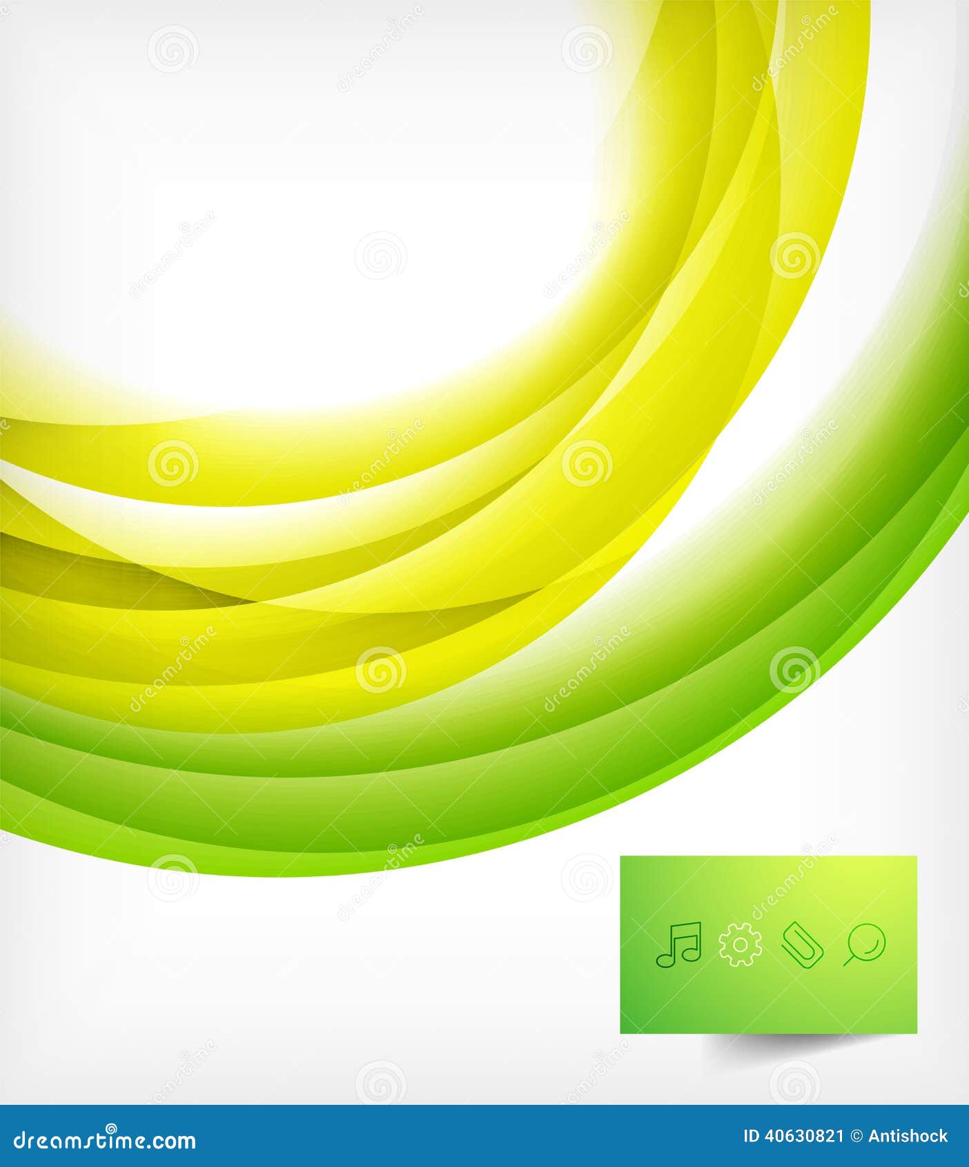 Green bright wave design stock vector. Illustration of aqua - 40630821