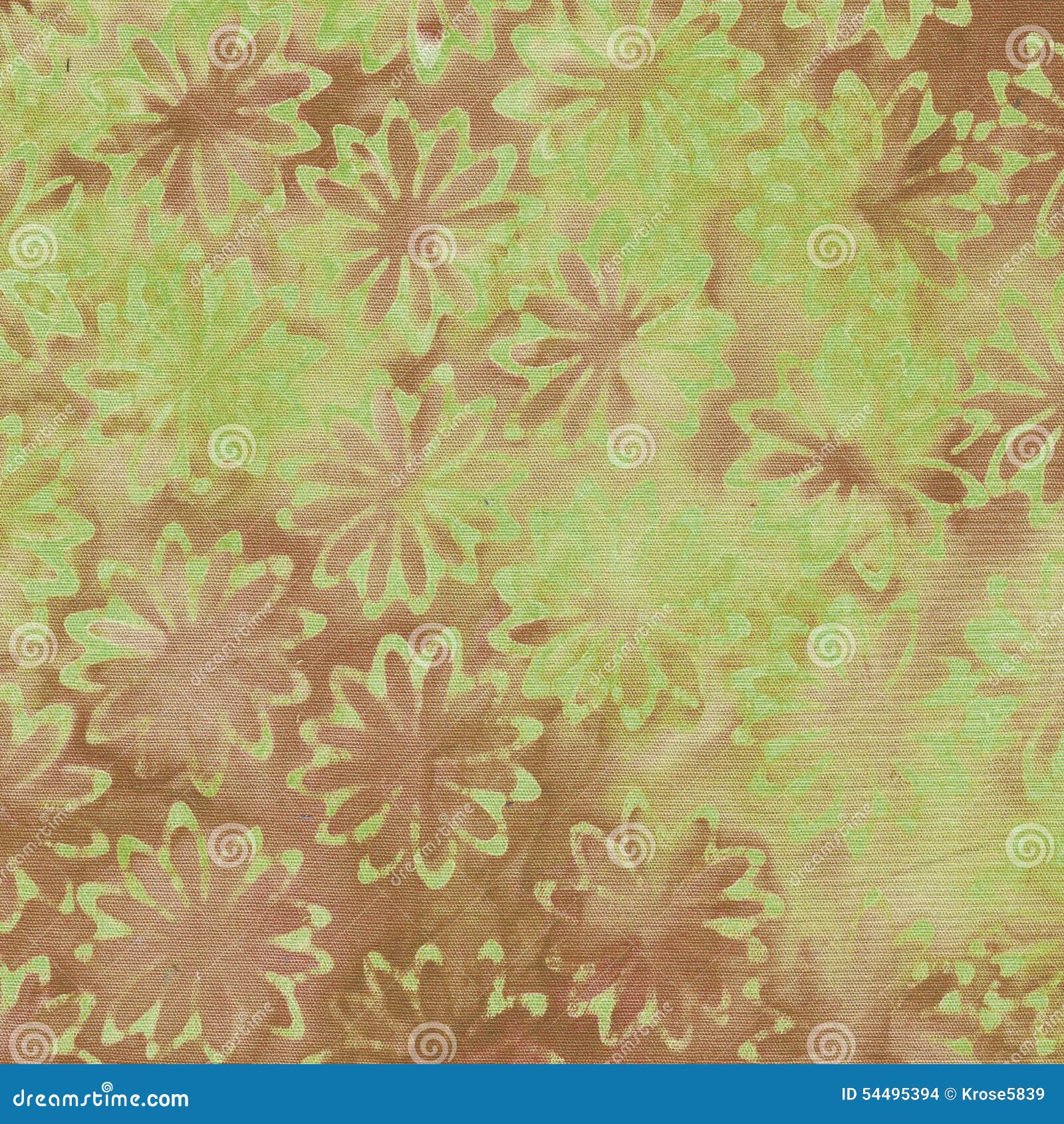 Green and Brown Batik Background Stock Photo - Image of floral, sarong ...